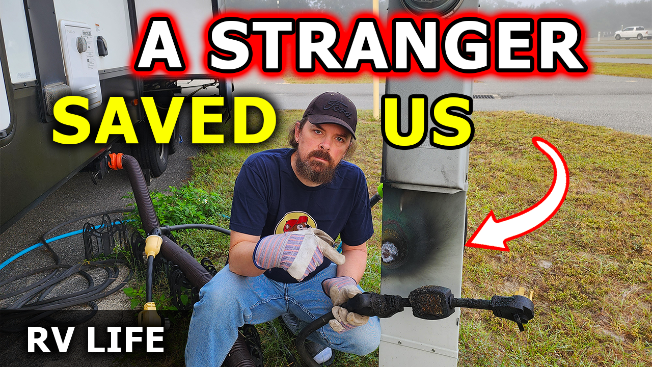 Our RV Almost Burned Down: Power Pedestal Fire & A Stranger Saved Us ...